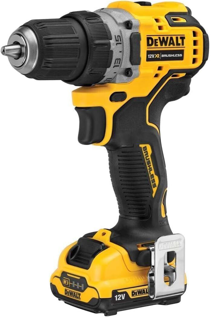 Dewalt DCD701D2-QW 12 V Li-Ion Çift Bataryalı Kömürsüz Vidalama Matkap